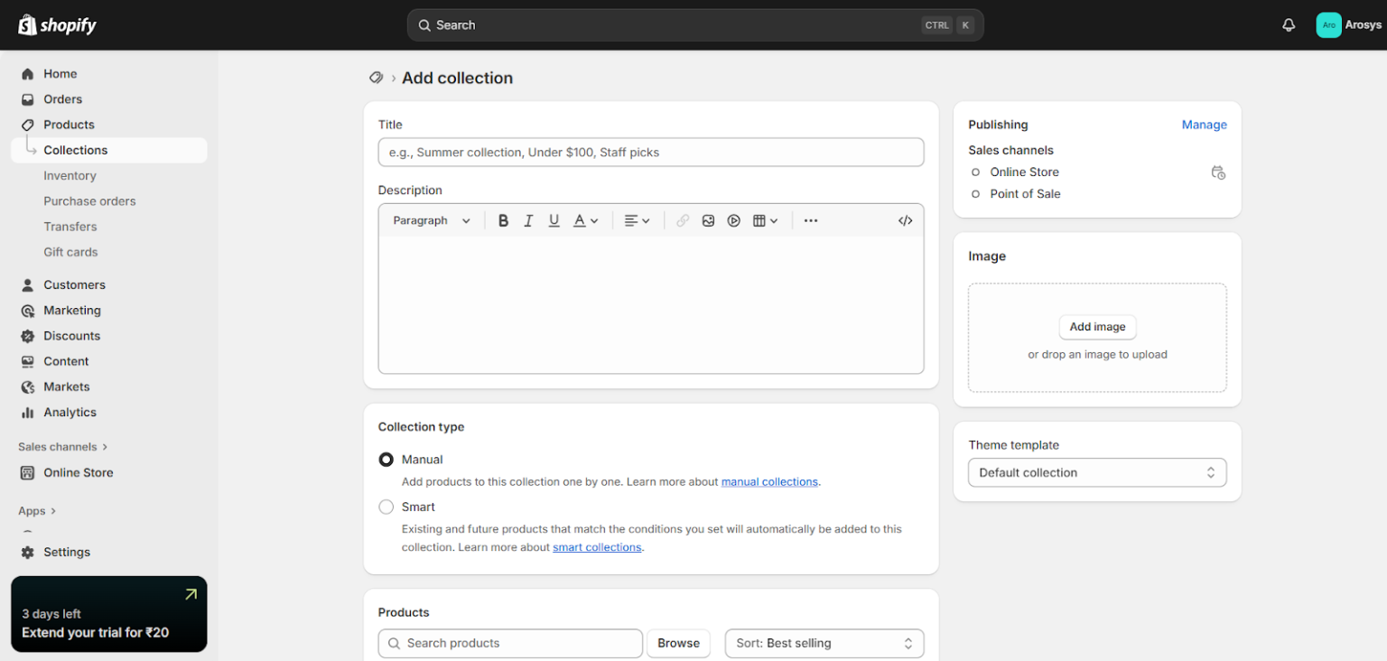 How to build a Shopify Store: A Step-by-step guide - Arosys